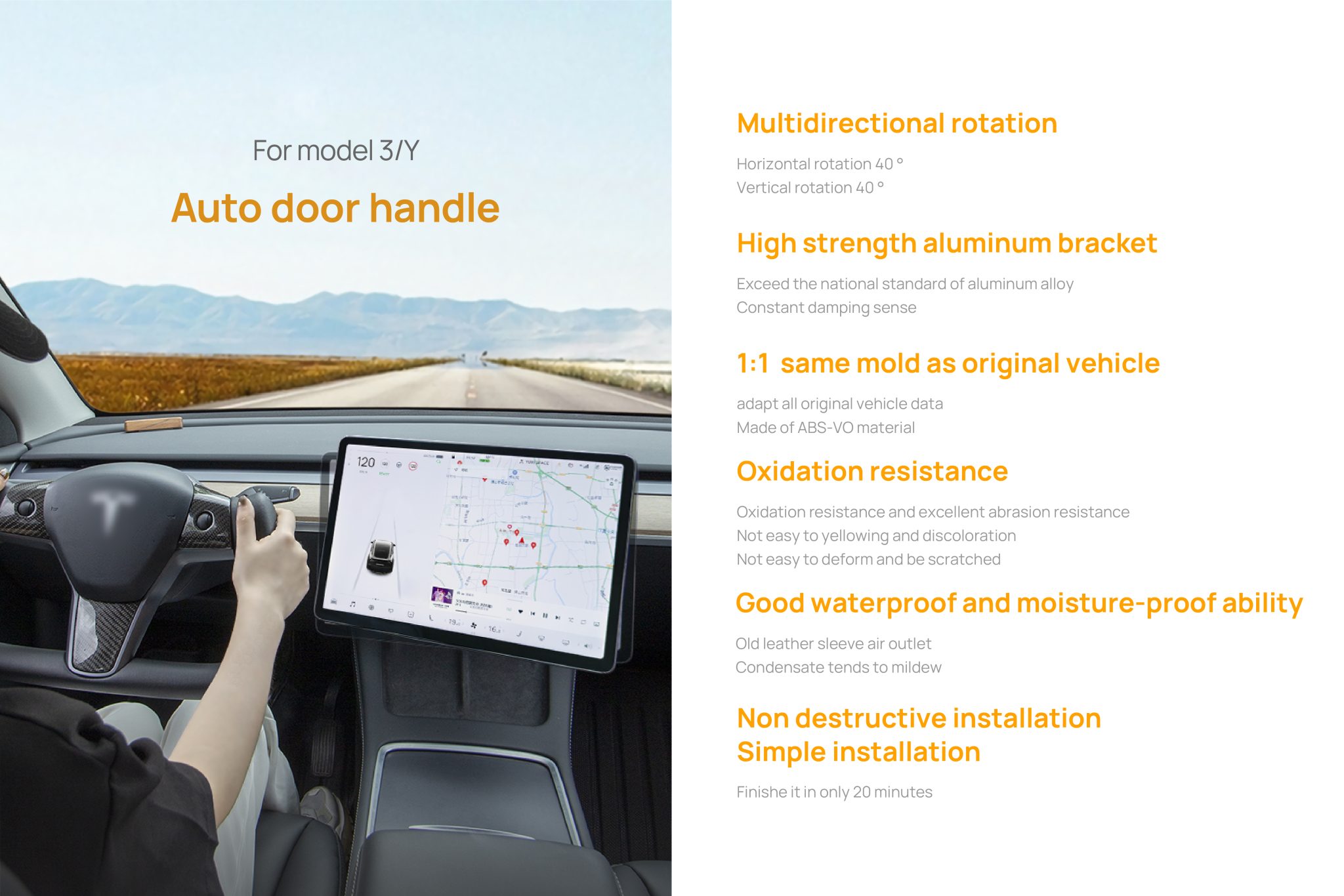 Multi Direction Screen Swivel Kit - Admin