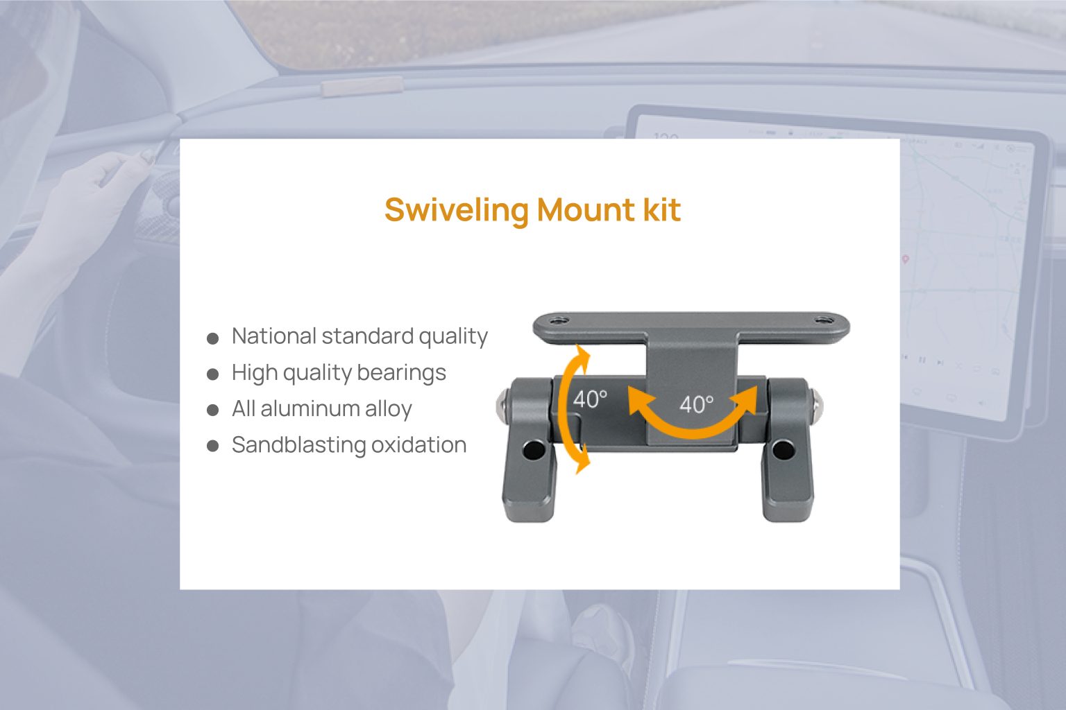 Multi Direction Screen Swivel Kit - Admin