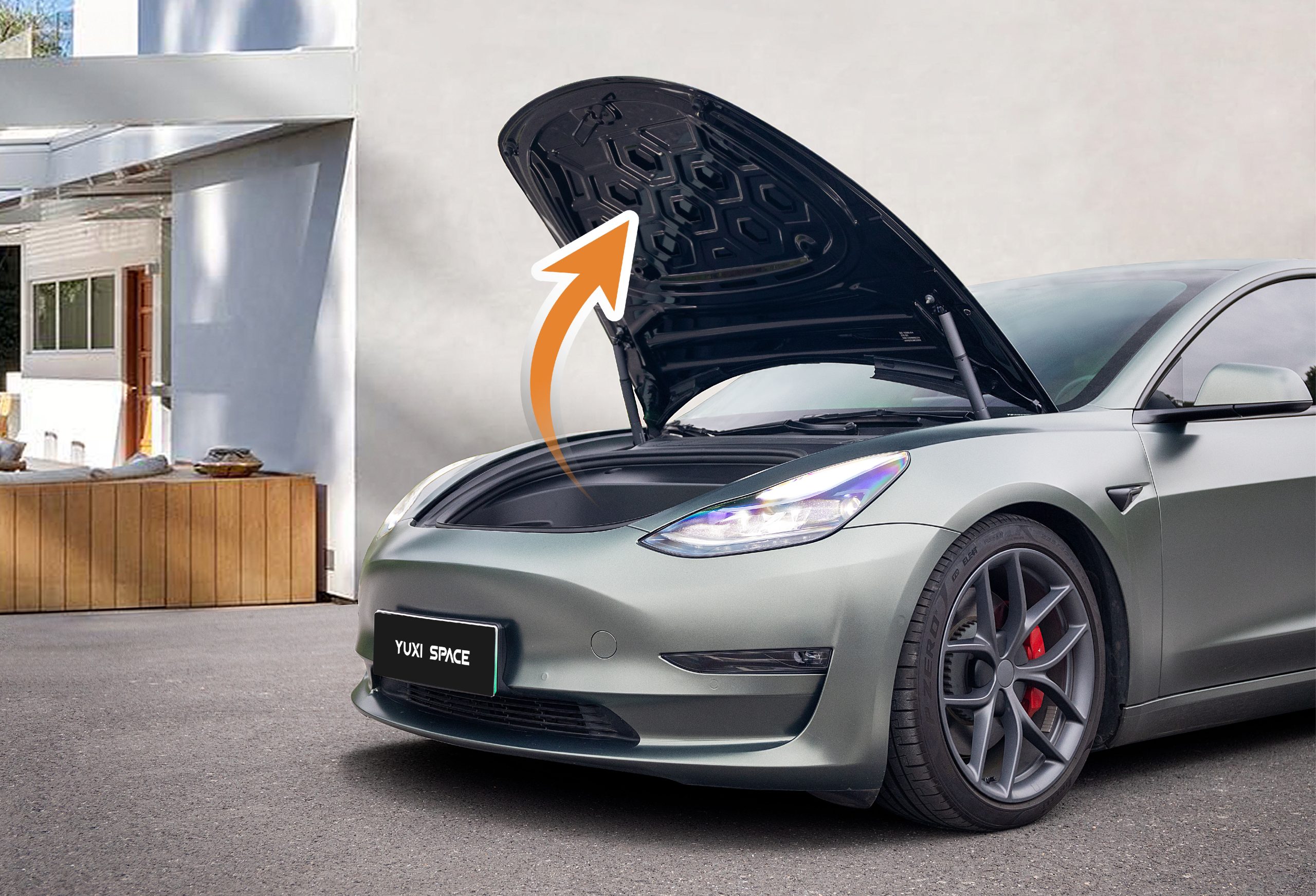 A New Definition of Tesla Storage Space-Yuxi Tesla Power Frunk - Admin